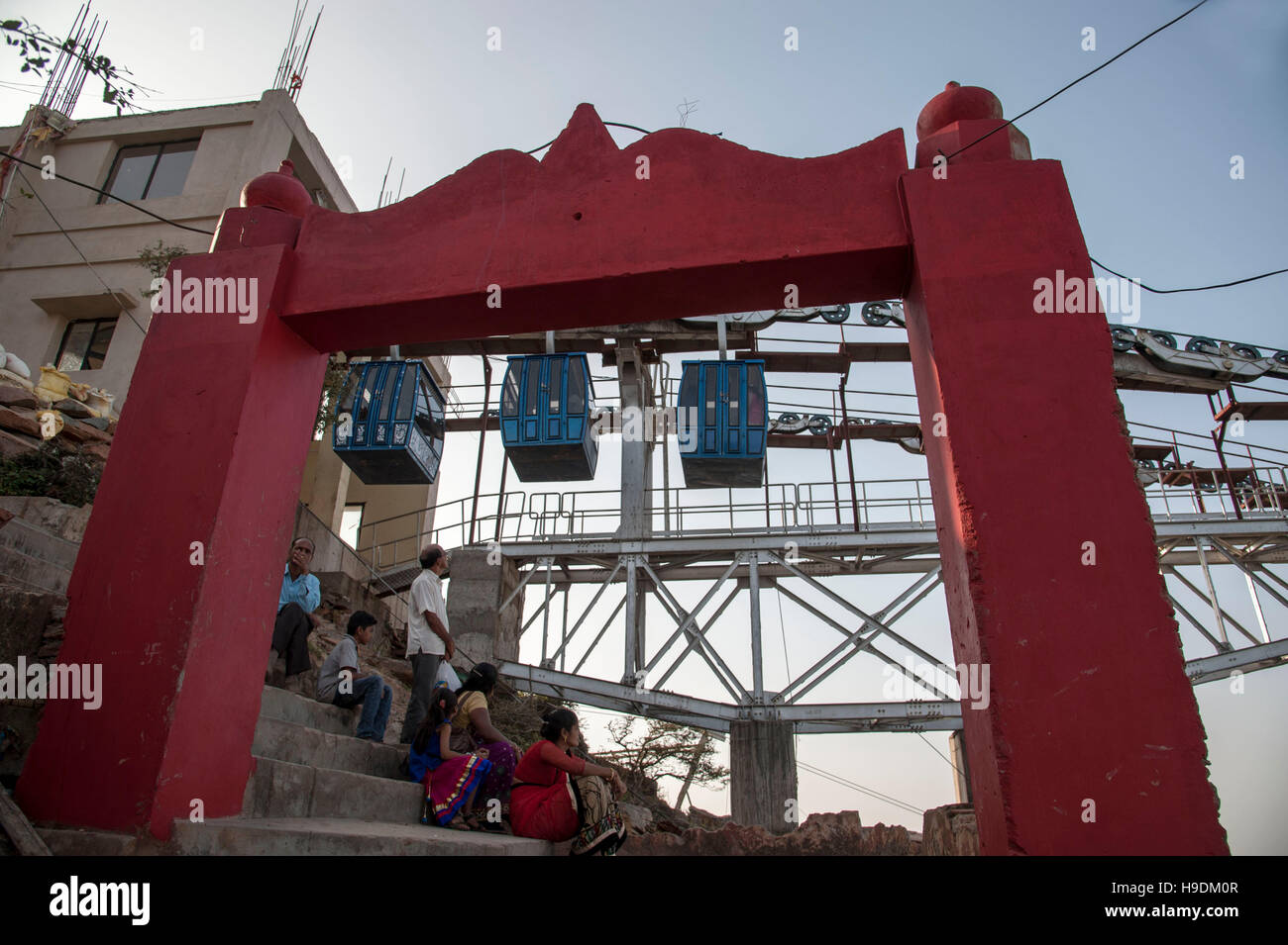 Goddess Savitri temple gate at Pushkar Rajasthan India Stock Photo - Alamy