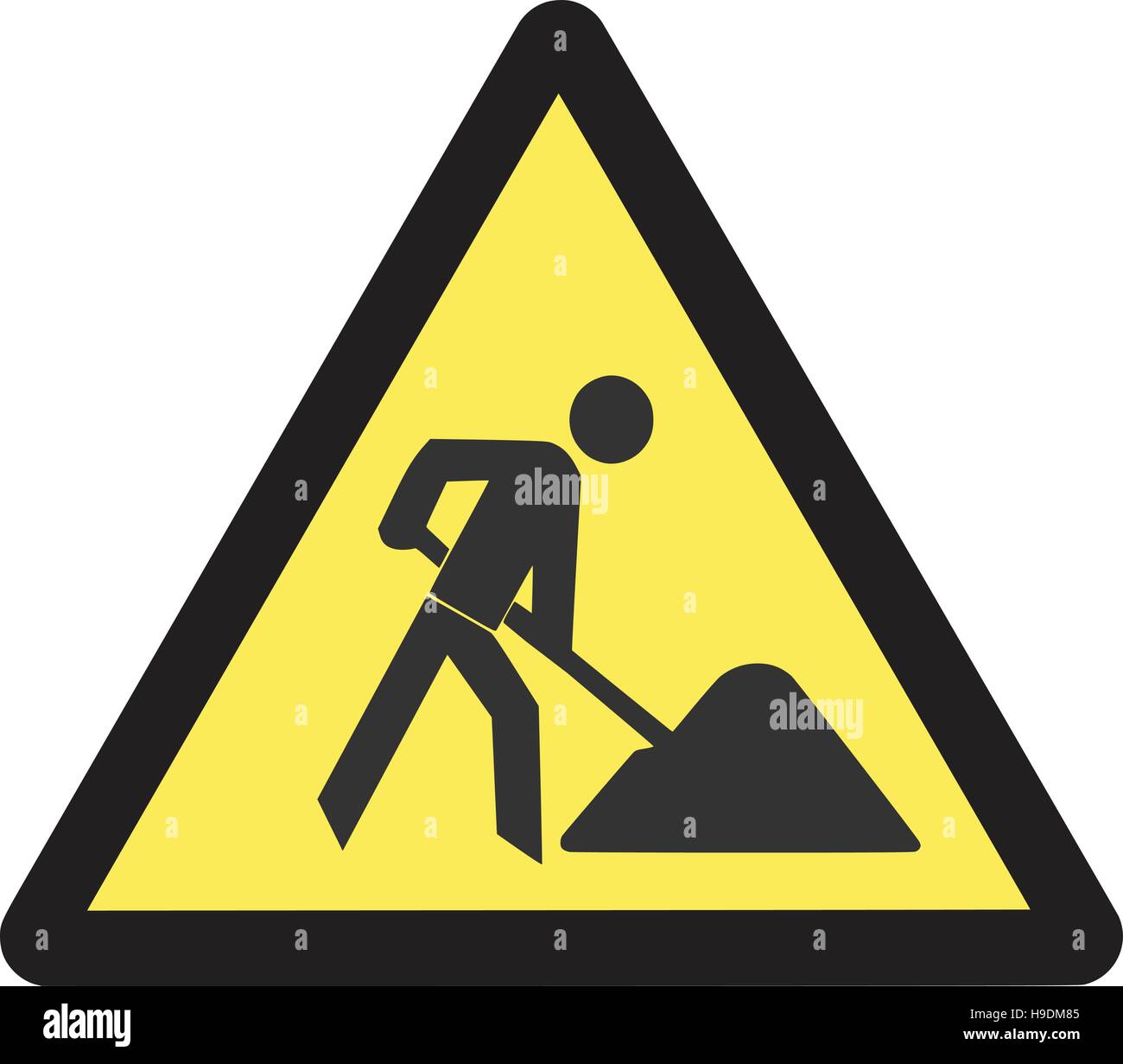 under construction road sign Stock Vector Image & Art - Alamy