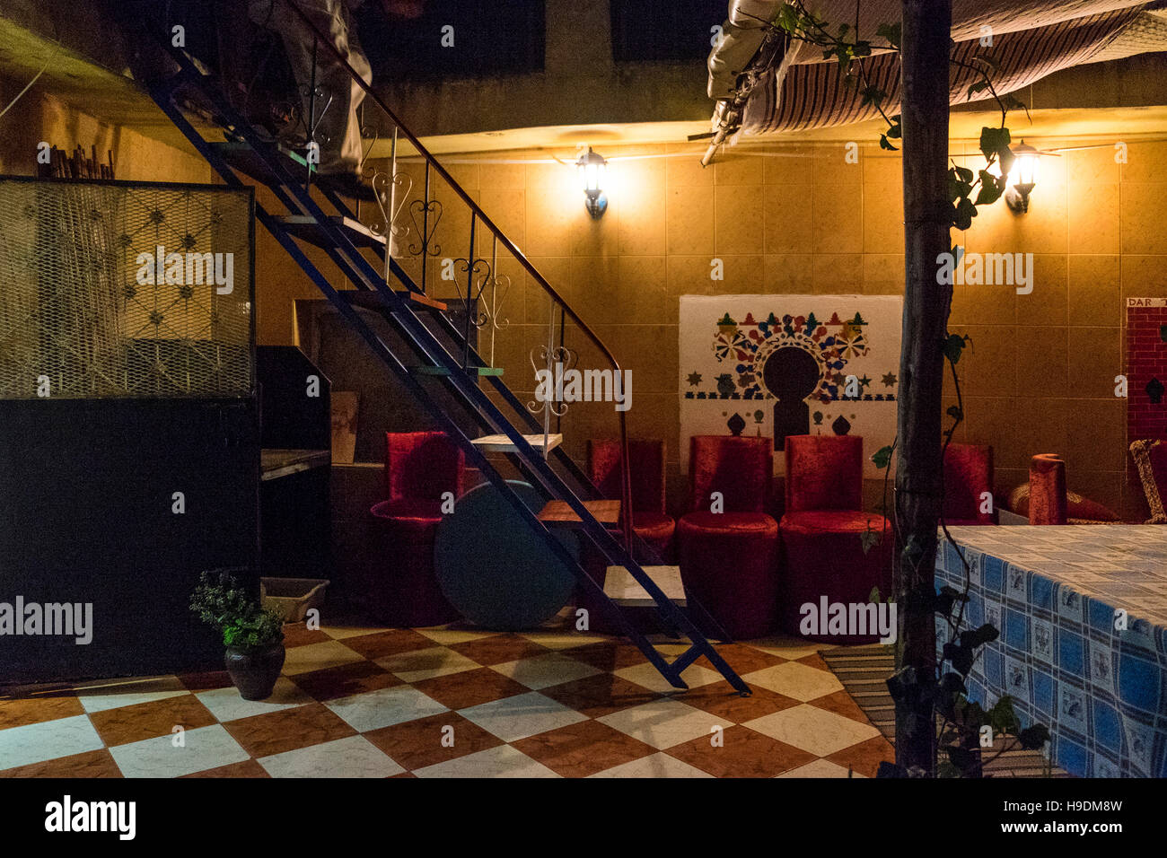 Morocco, Tangier, local riad Stock Photo - Alamy