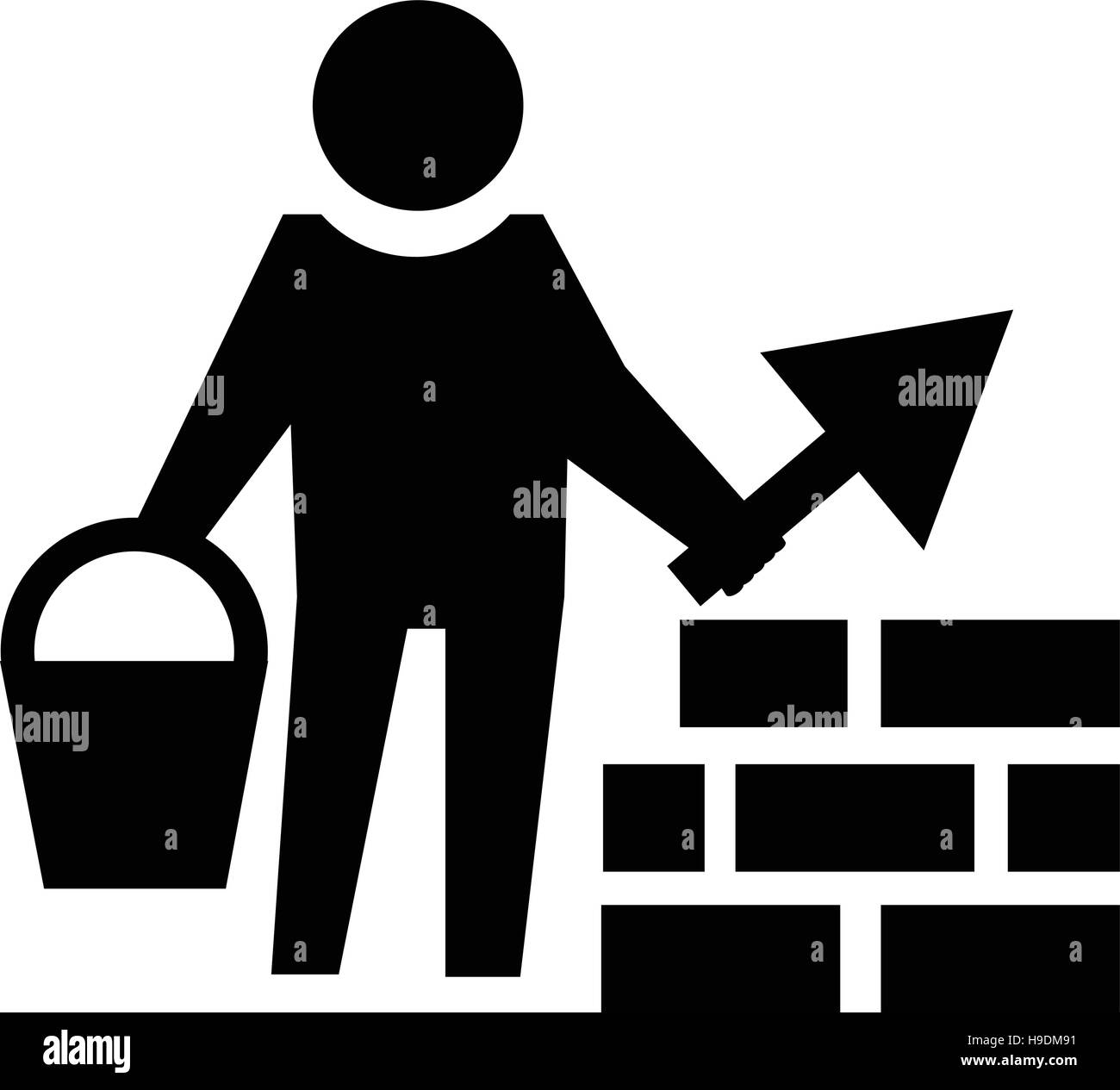 Build build build cartoon Black and White Stock Photos & Images - Alamy