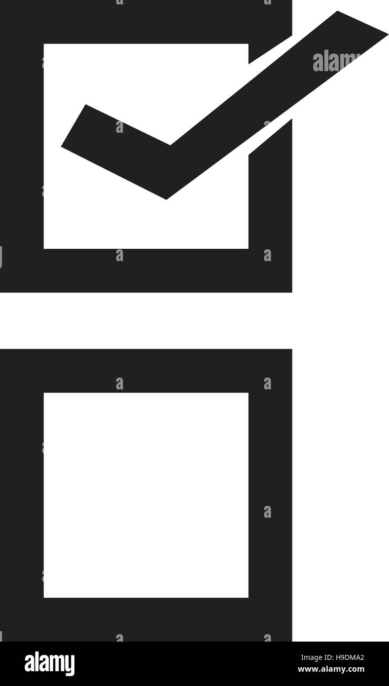 Checklist mark Stock Vector Images - Alamy