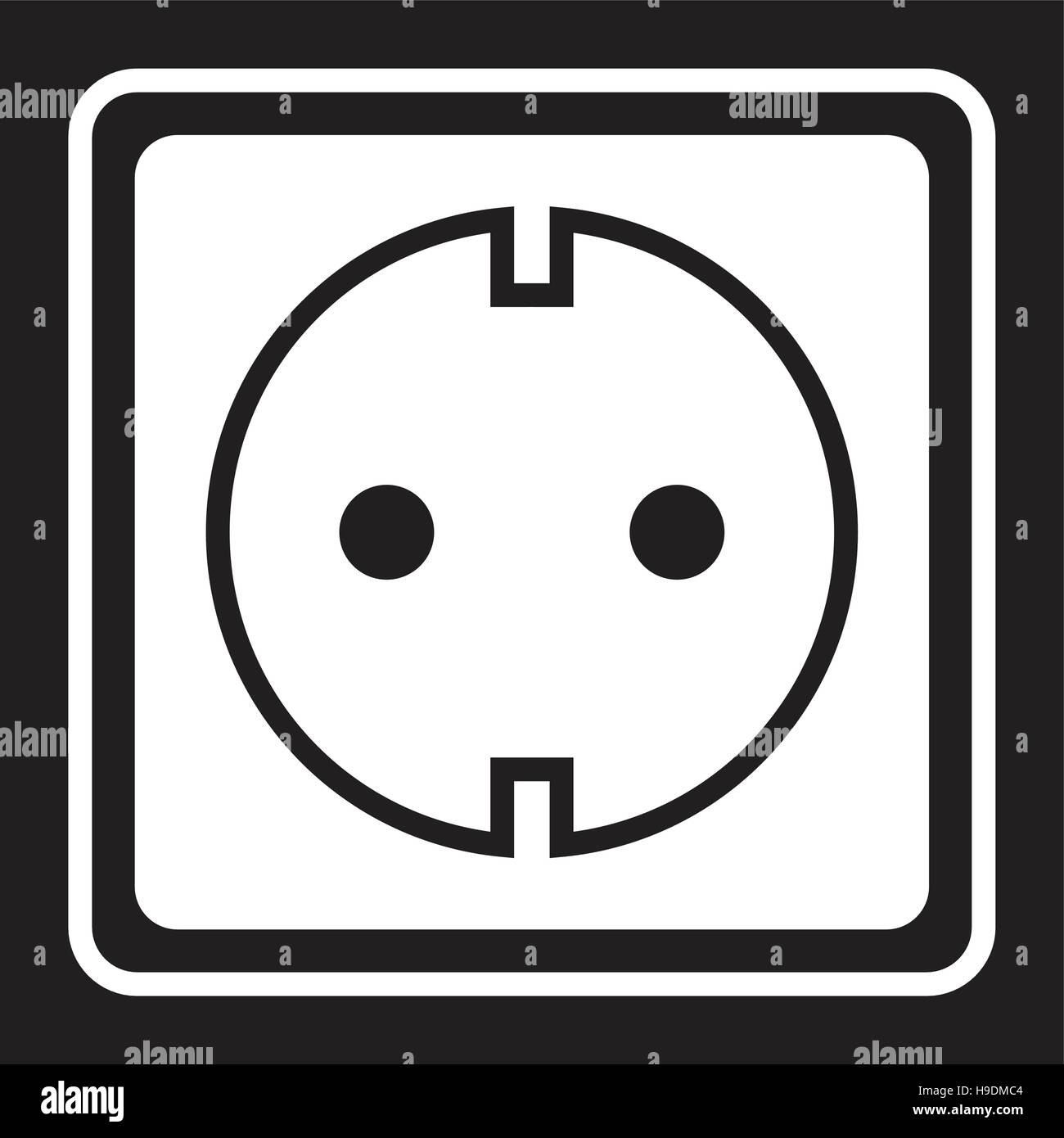 Power socket icon Stock Vector Image & Art - Alamy