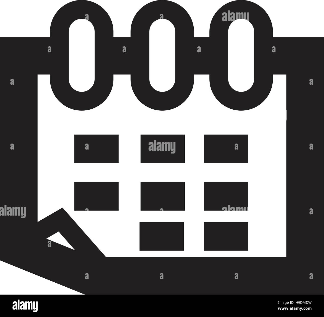 Calendar pictogram hi-res stock photography and images - Alamy