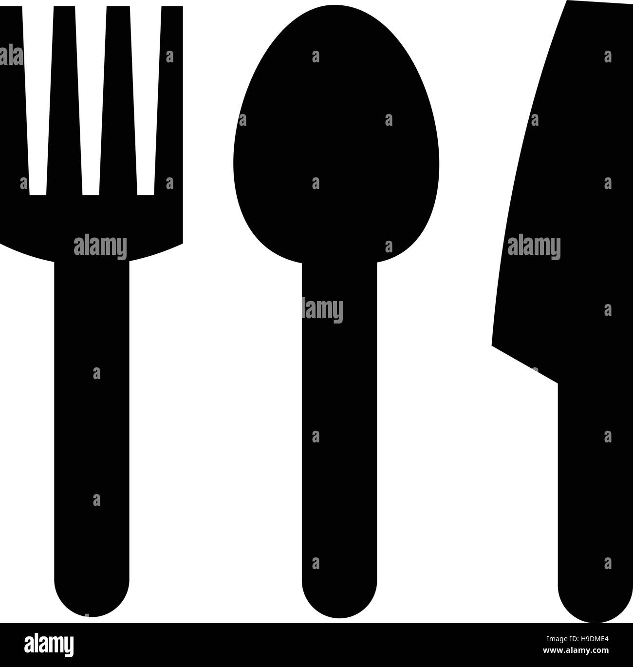 fork and knife icon Stock Vector Image & Art - Alamy