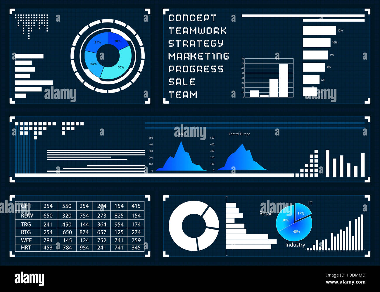 Media interface background Stock Photo - Alamy