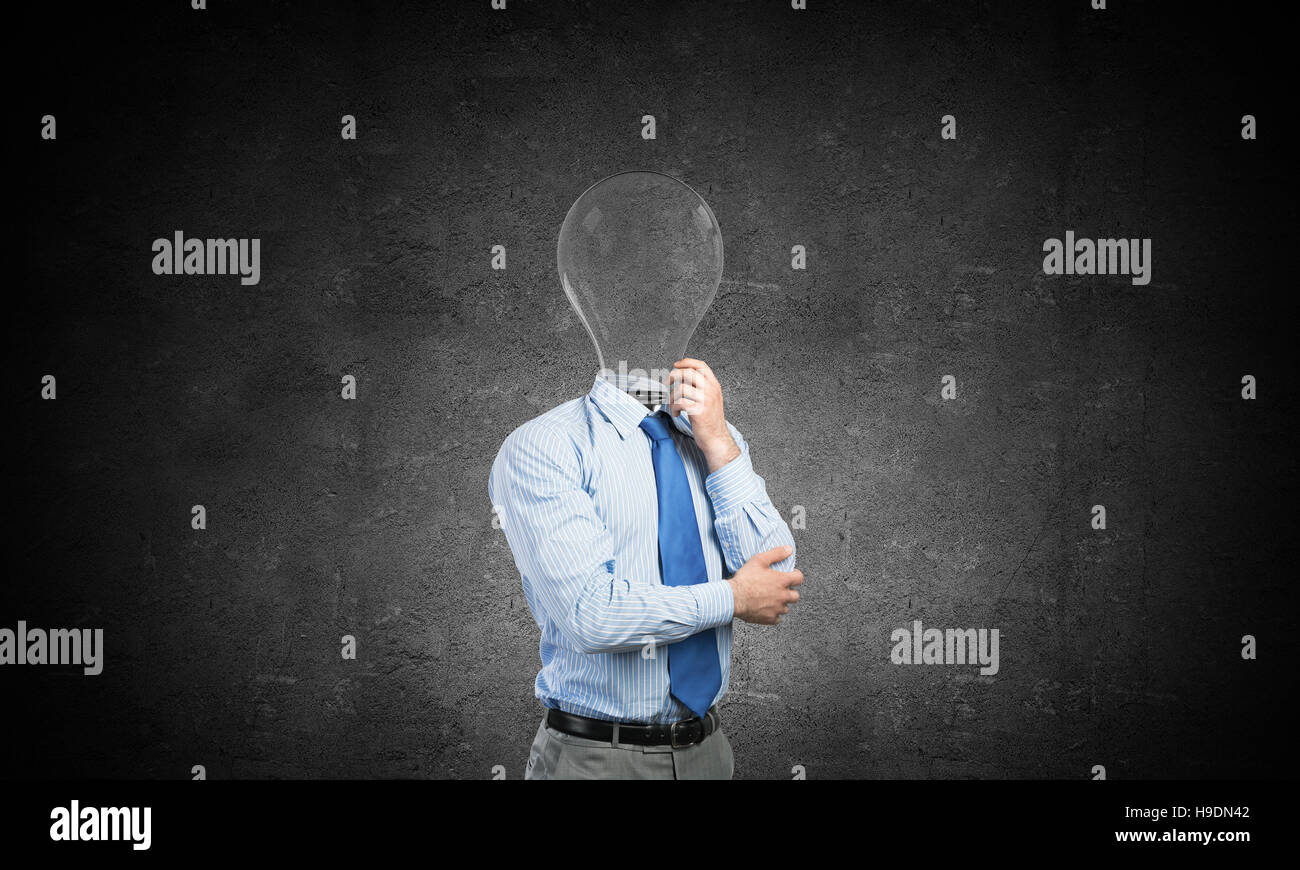 Man thinking over his idea Stock Photo - Alamy