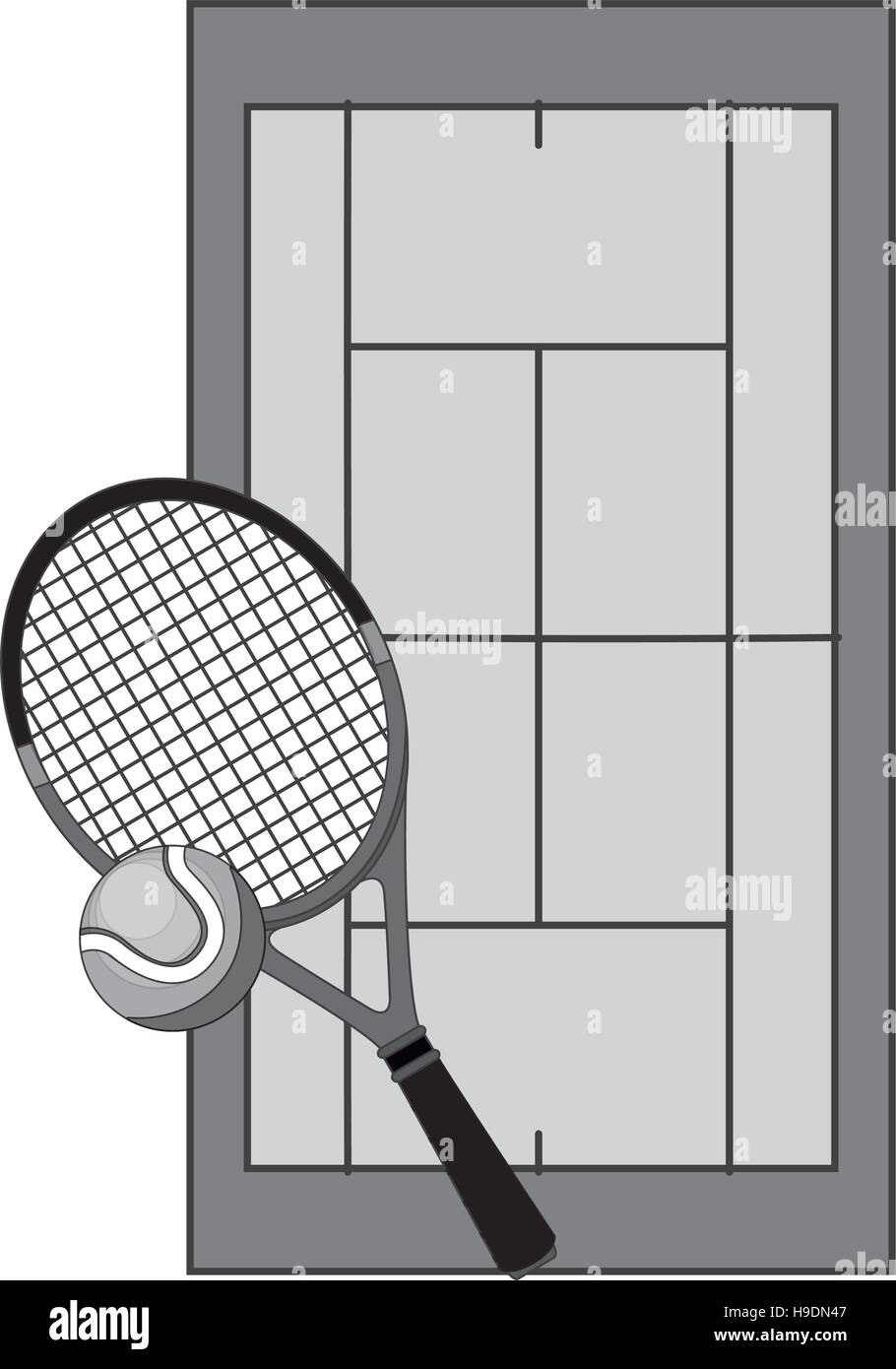 tennis racket equipment icon vector illustration design Stock Vector ...