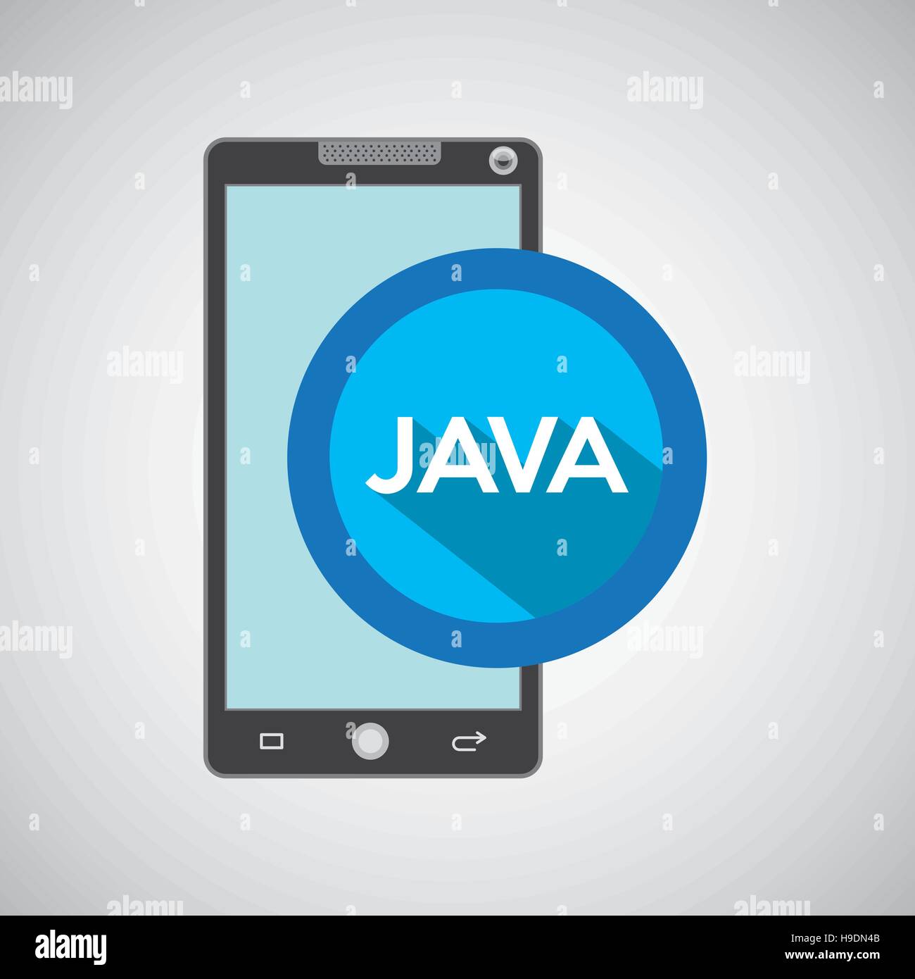 smartphone programming web java vector illustration eps 10 Stock Vector ...