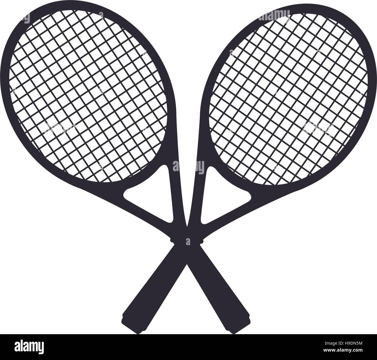 Racquet shape vector vectors hi-res stock photography and images - Alamy