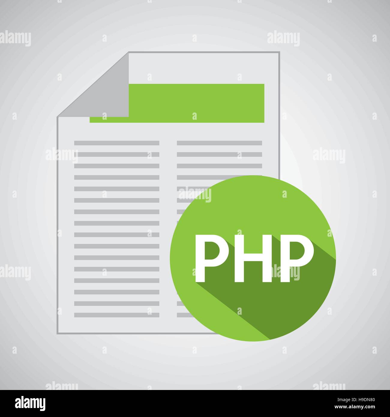 web development document php vector illustration eps 10 Stock Vector ...