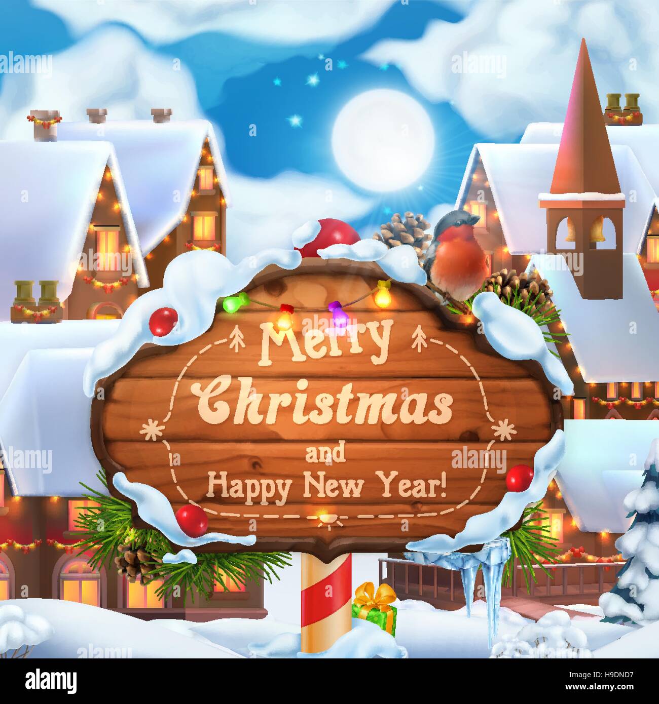 North pole background wooden Stock Vector Images - Alamy