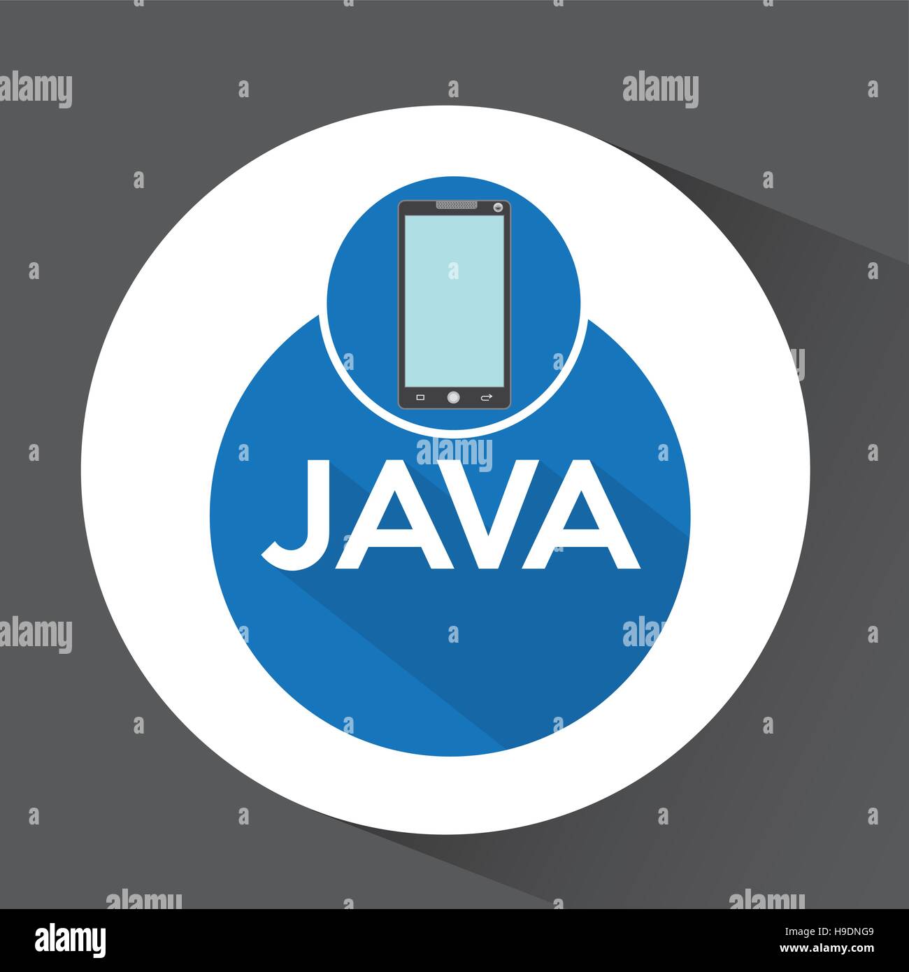 smartphone programming web java vector illustration eps 10 Stock Vector Image & Art - Alamy