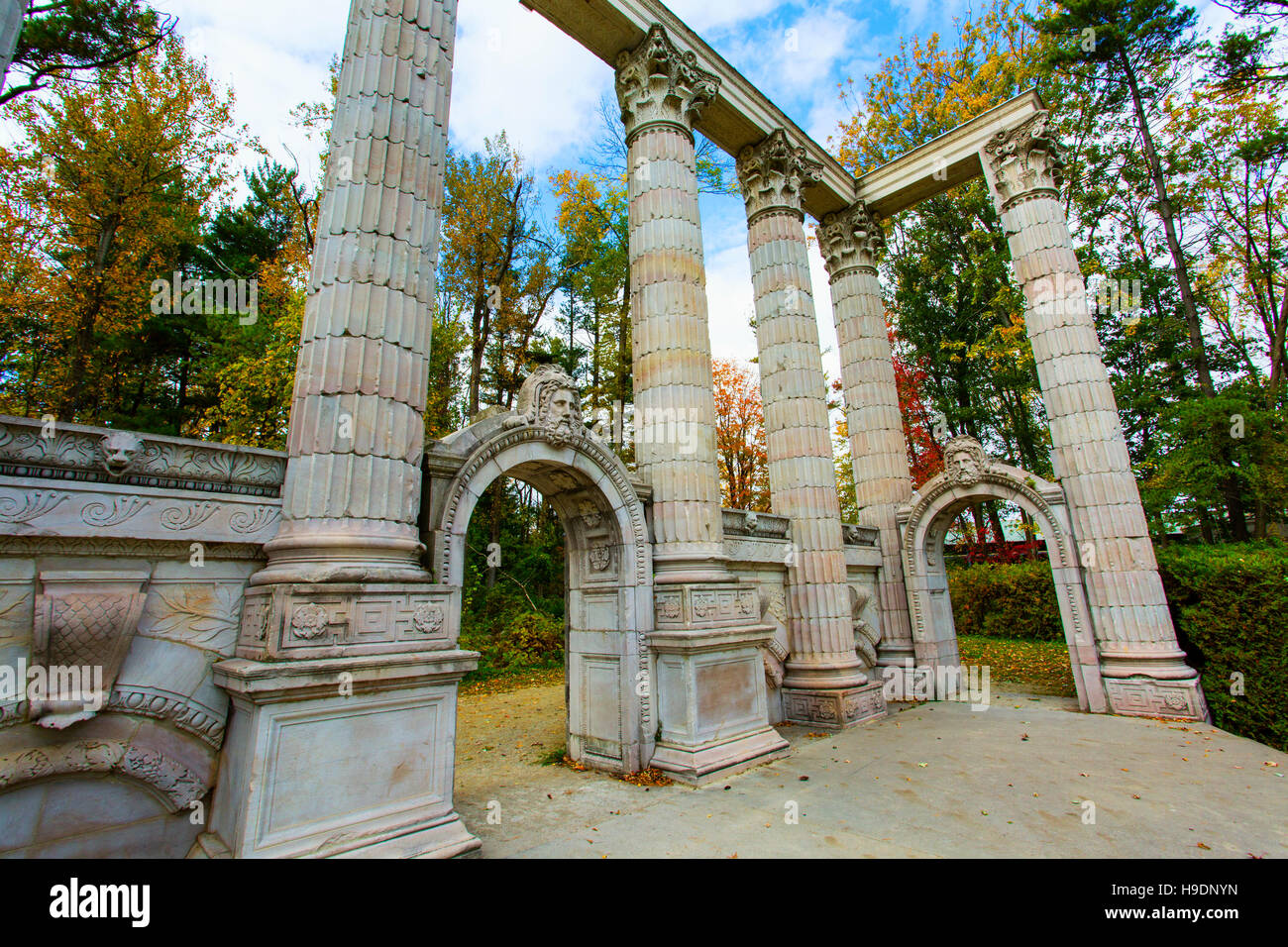 Guild Park in Toronto Ontario Canada Architectural artifacts Stock ...