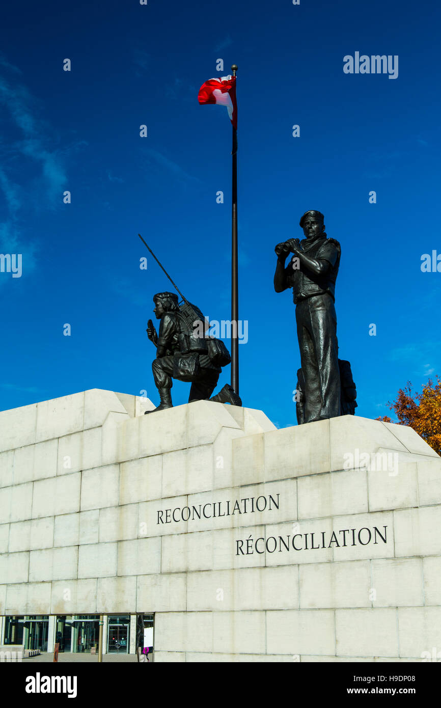Ottawa Ontario Canada. National Peacekeeping Monument Stock Photo - Alamy