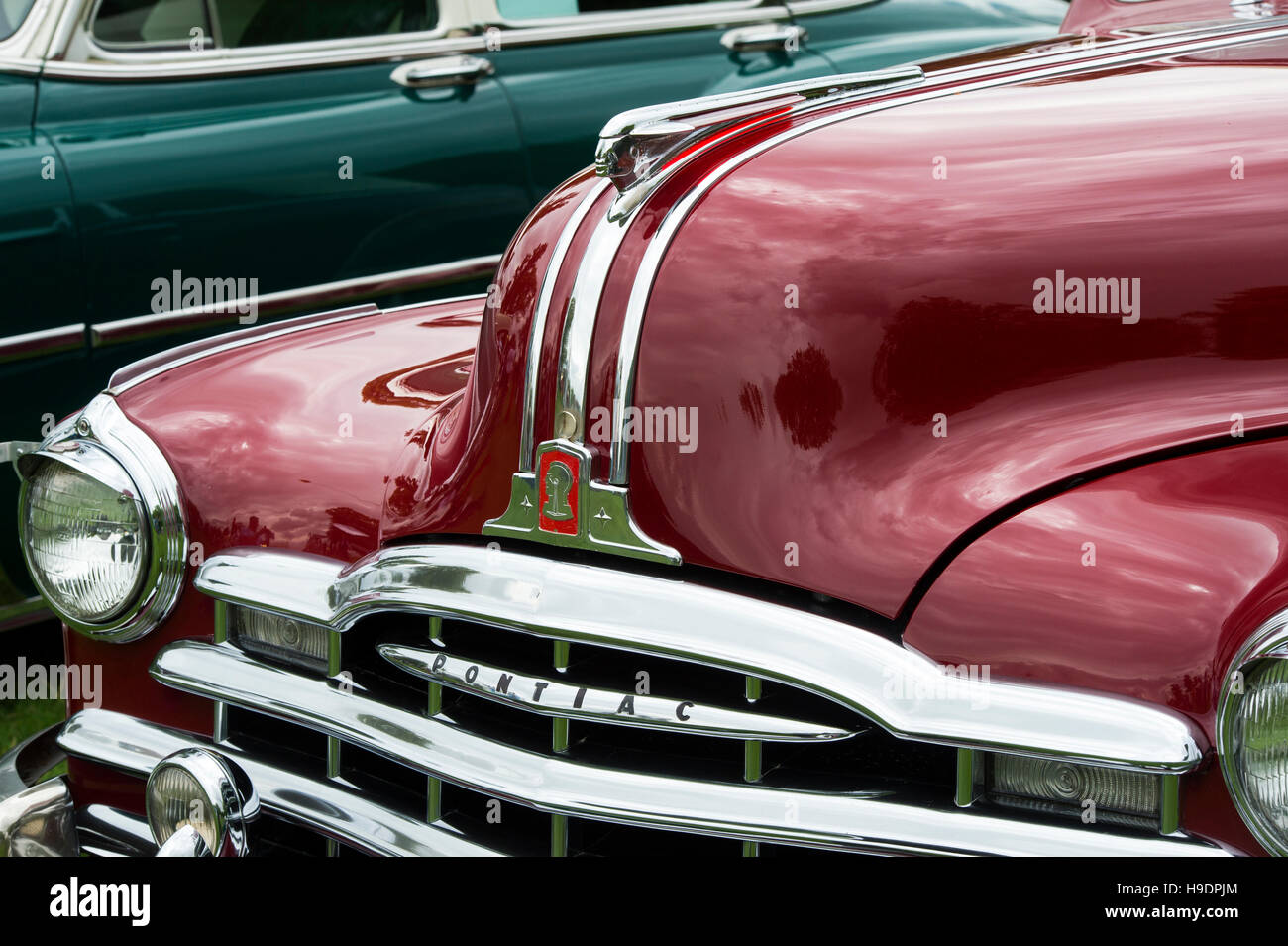 1948 Pontiac front. Classic vintage American car Stock Photo - Alamy