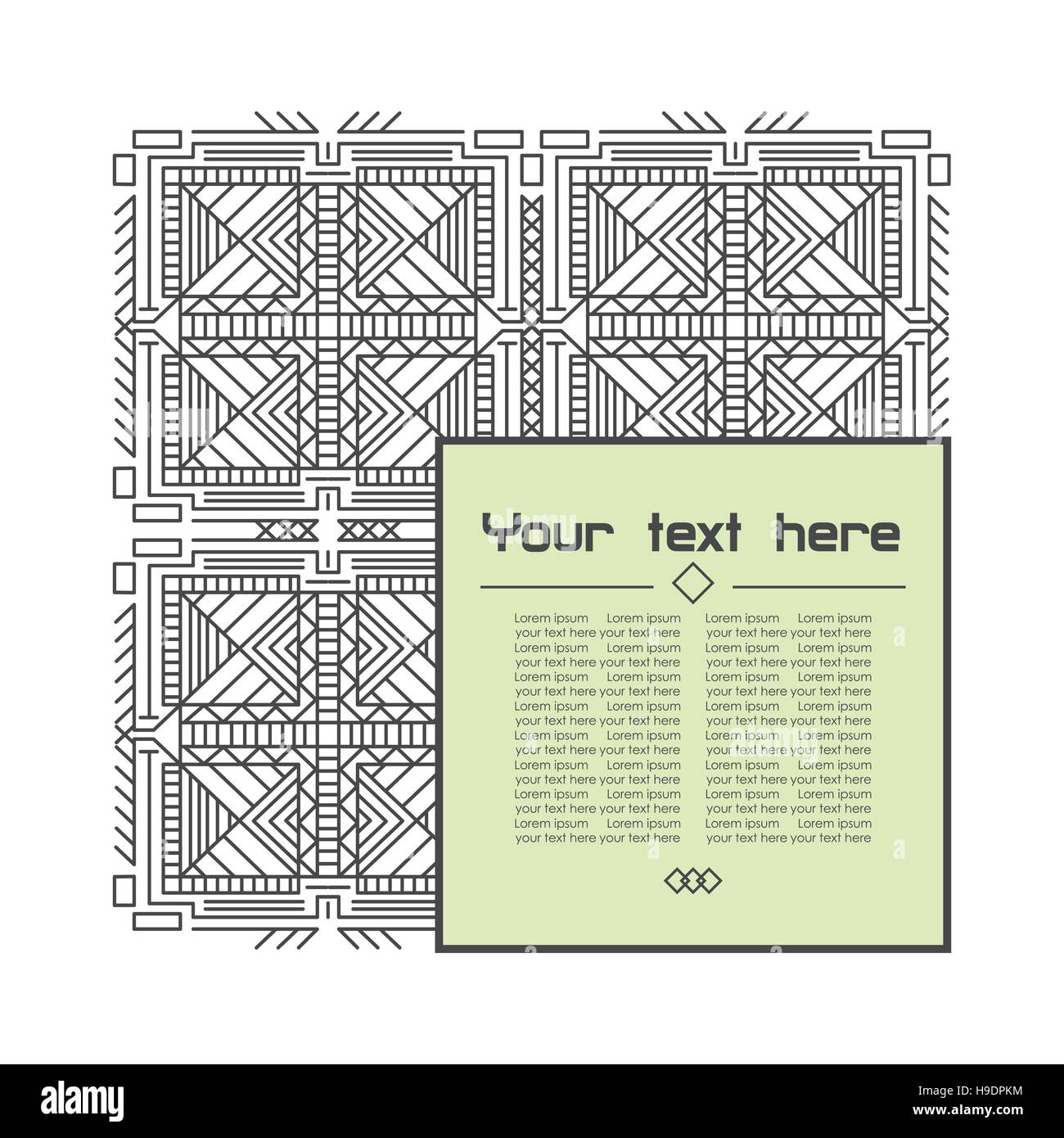 Geometric linear pattern Stock Vector Image & Art - Alamy