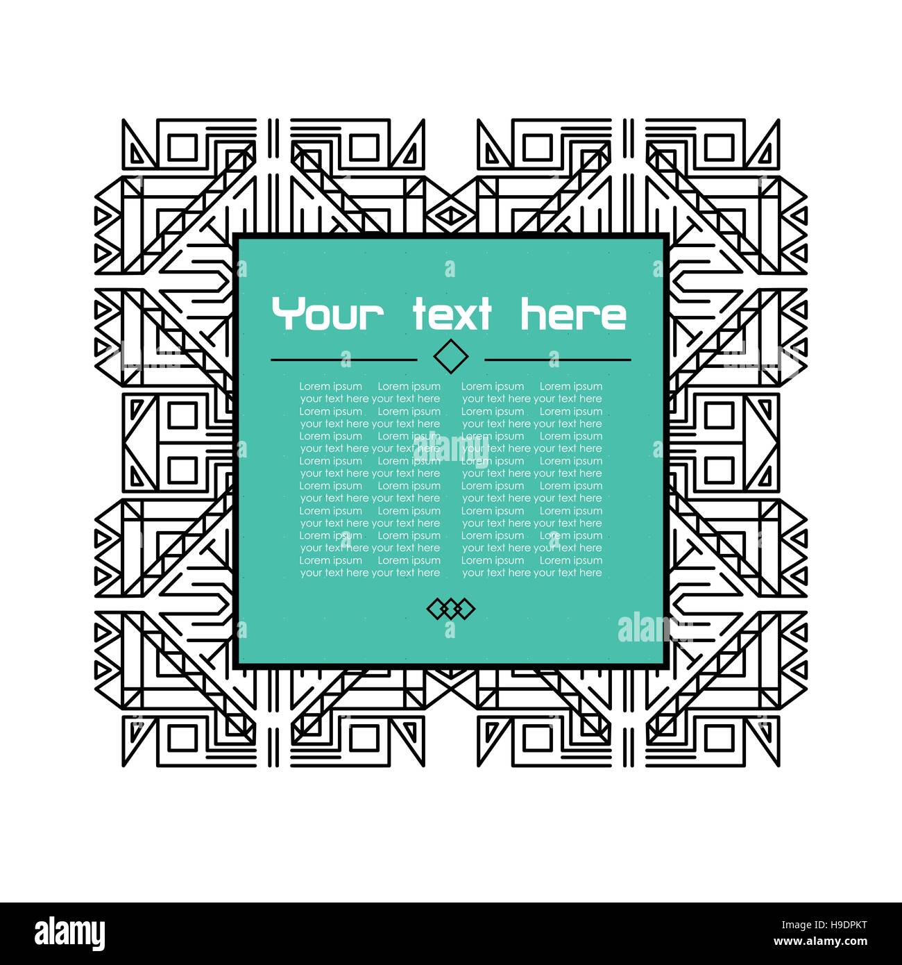 Geometric linear pattern Stock Vector Image & Art - Alamy