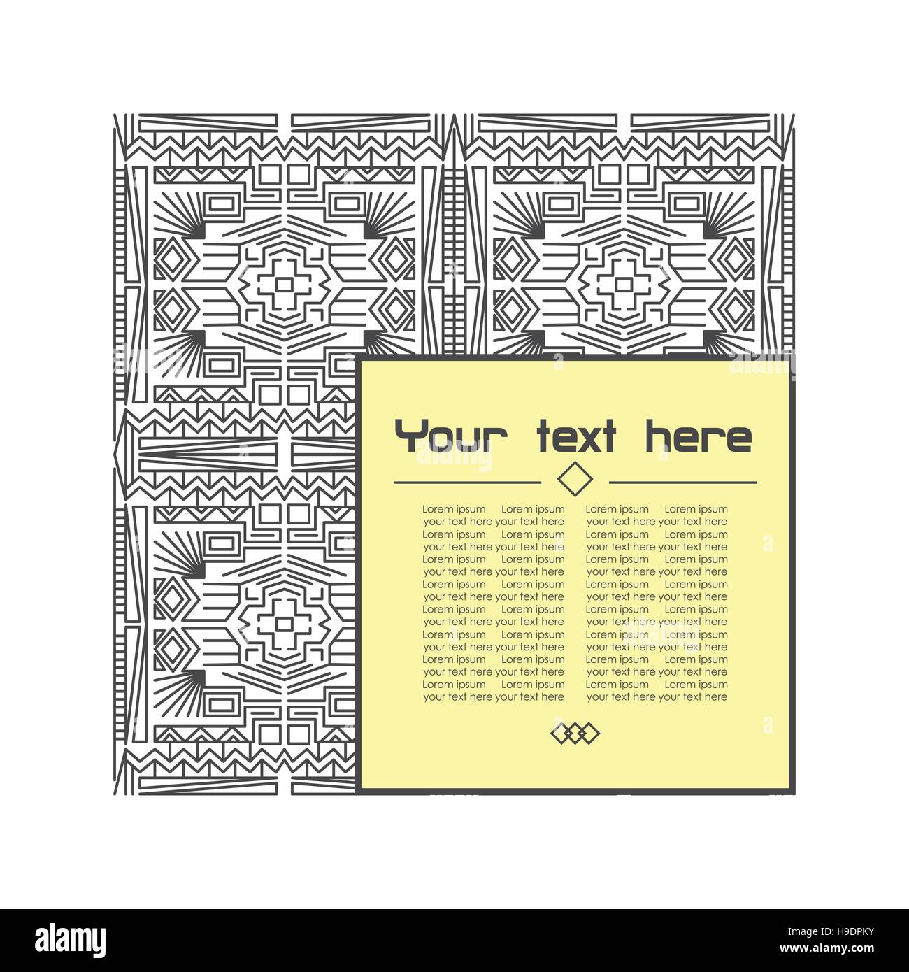 Geometric linear pattern Stock Vector Image & Art - Alamy