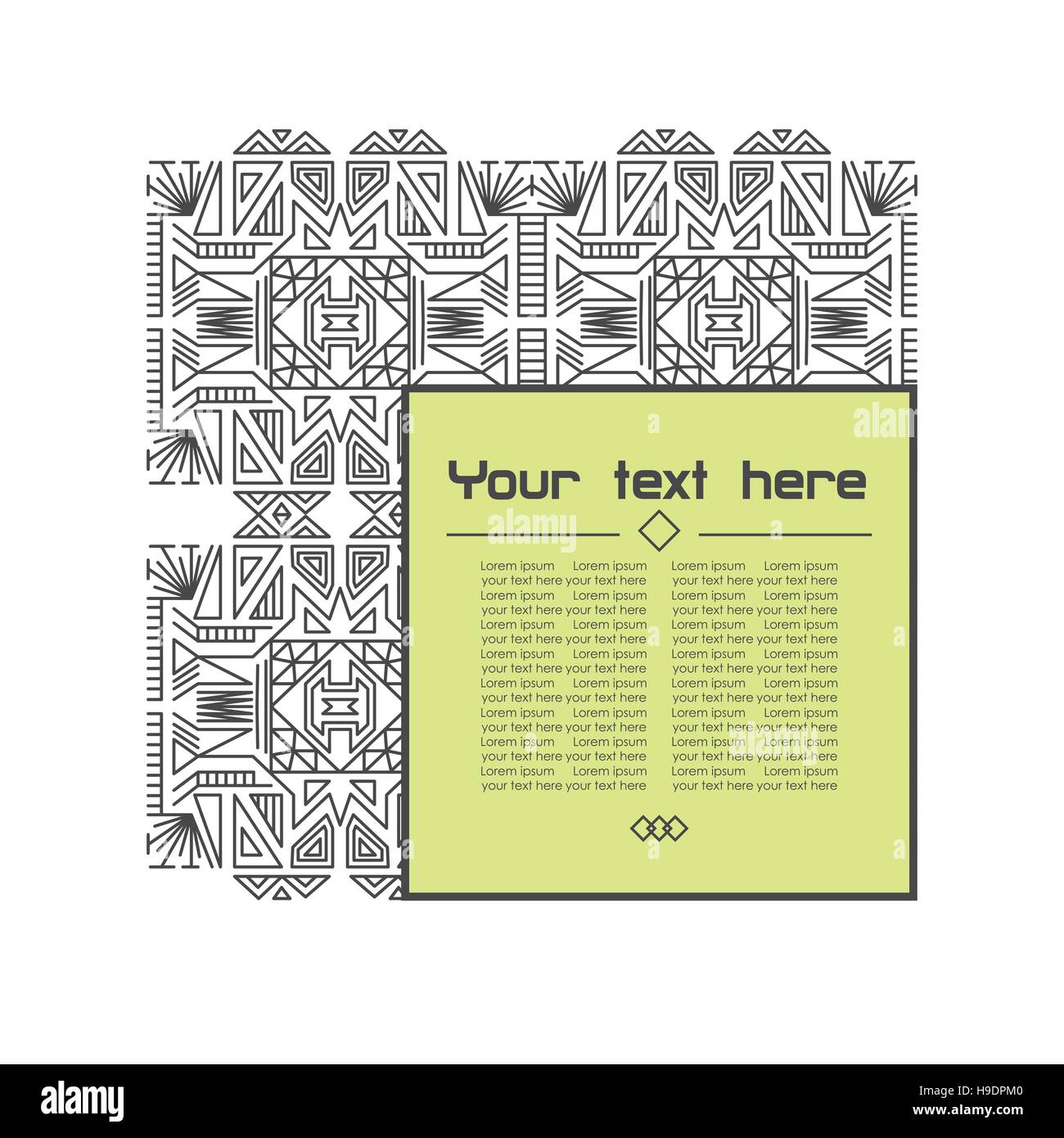 Geometric linear pattern Stock Vector Image & Art - Alamy