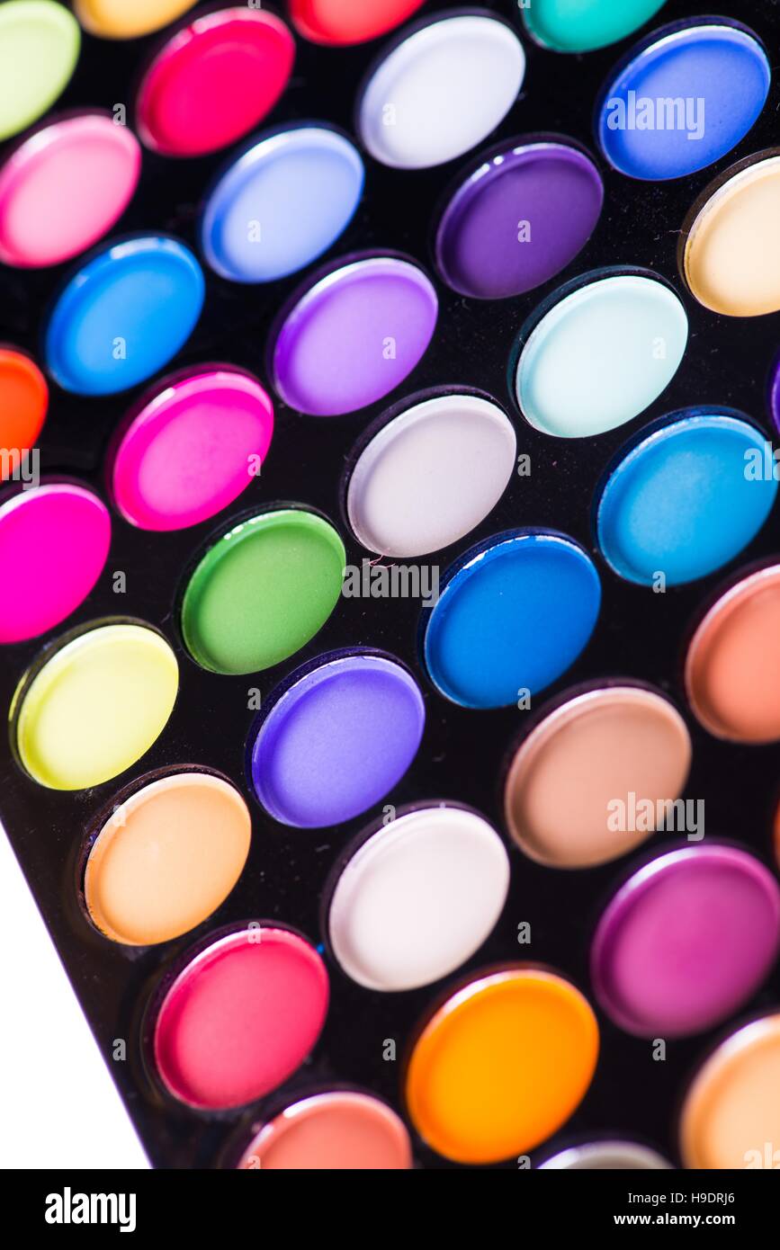 Artist palette isolated on white Stock Photo - Alamy