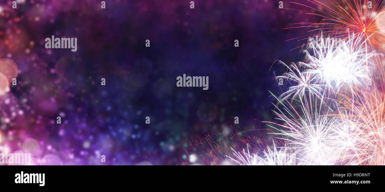 Abstract colored firework background with free space for text Stock ...