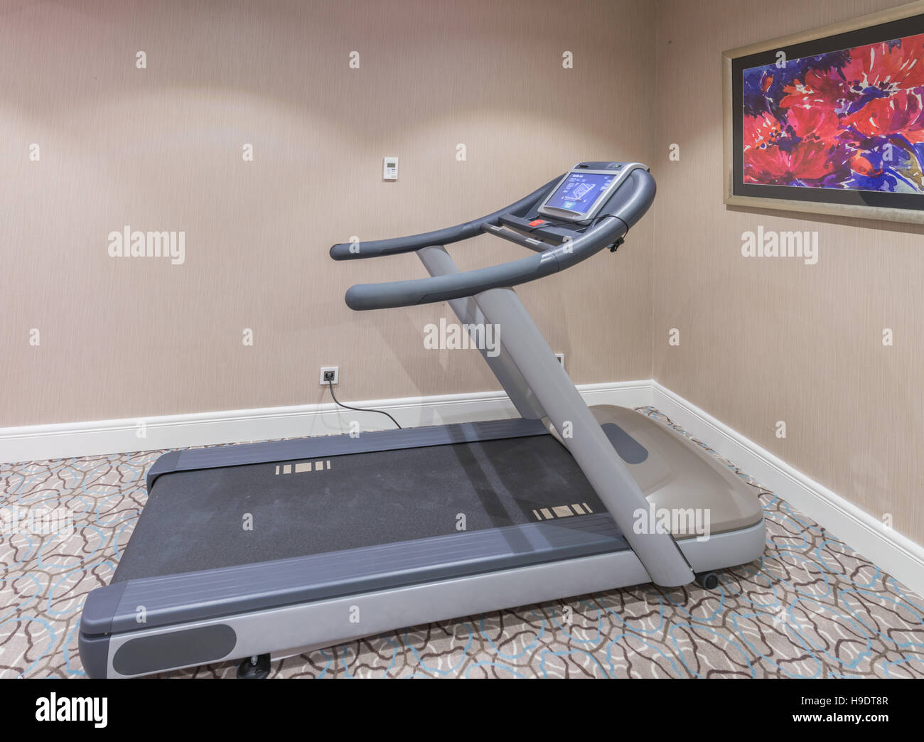 Running treadmill at the house Stock Photo - Alamy
