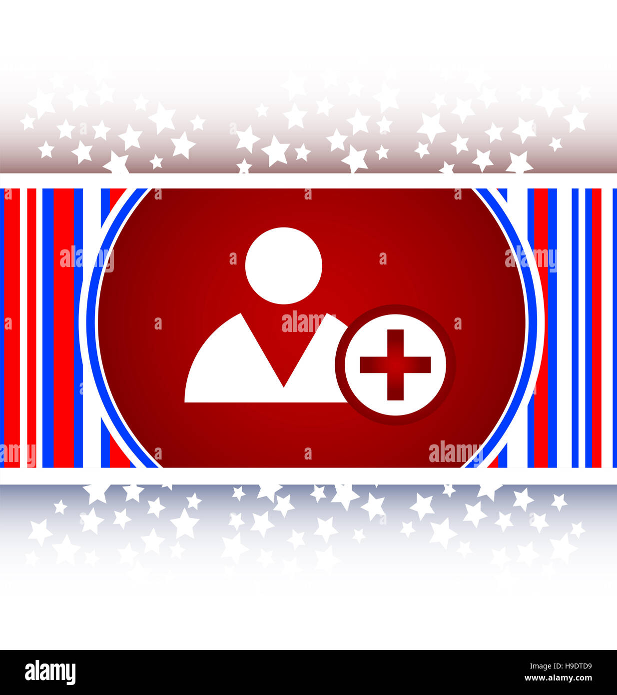 add friend button (icon Stock Photo - Alamy