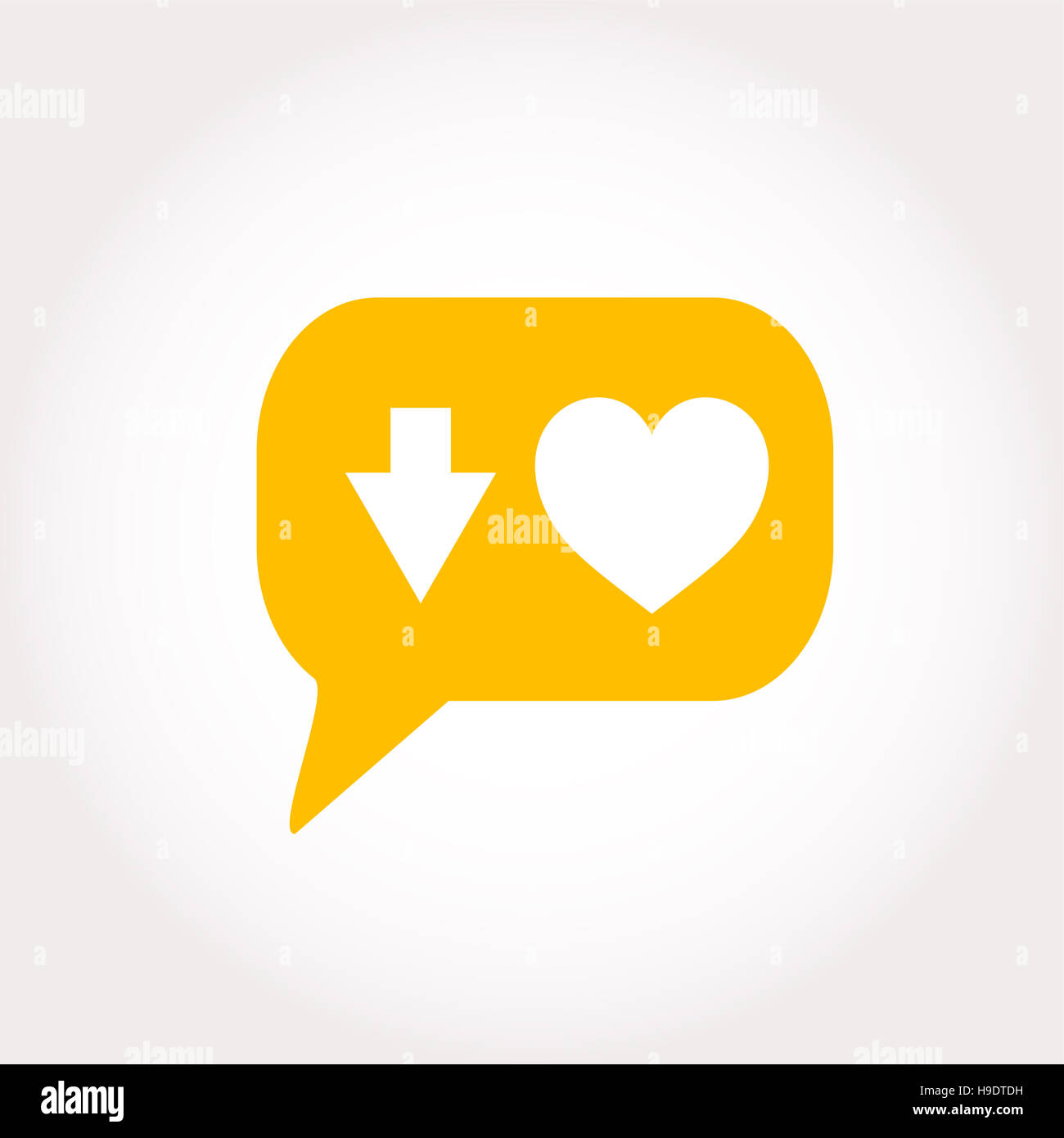 comment icons isolated on white background, like counter notification ...