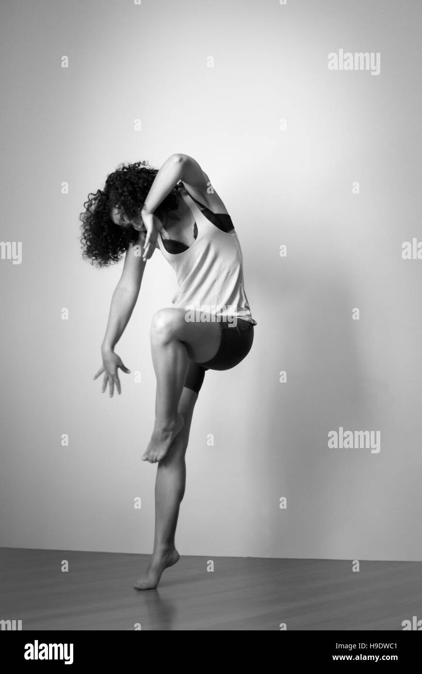 Dancing music happy Black and White Stock Photos & Images - Alamy