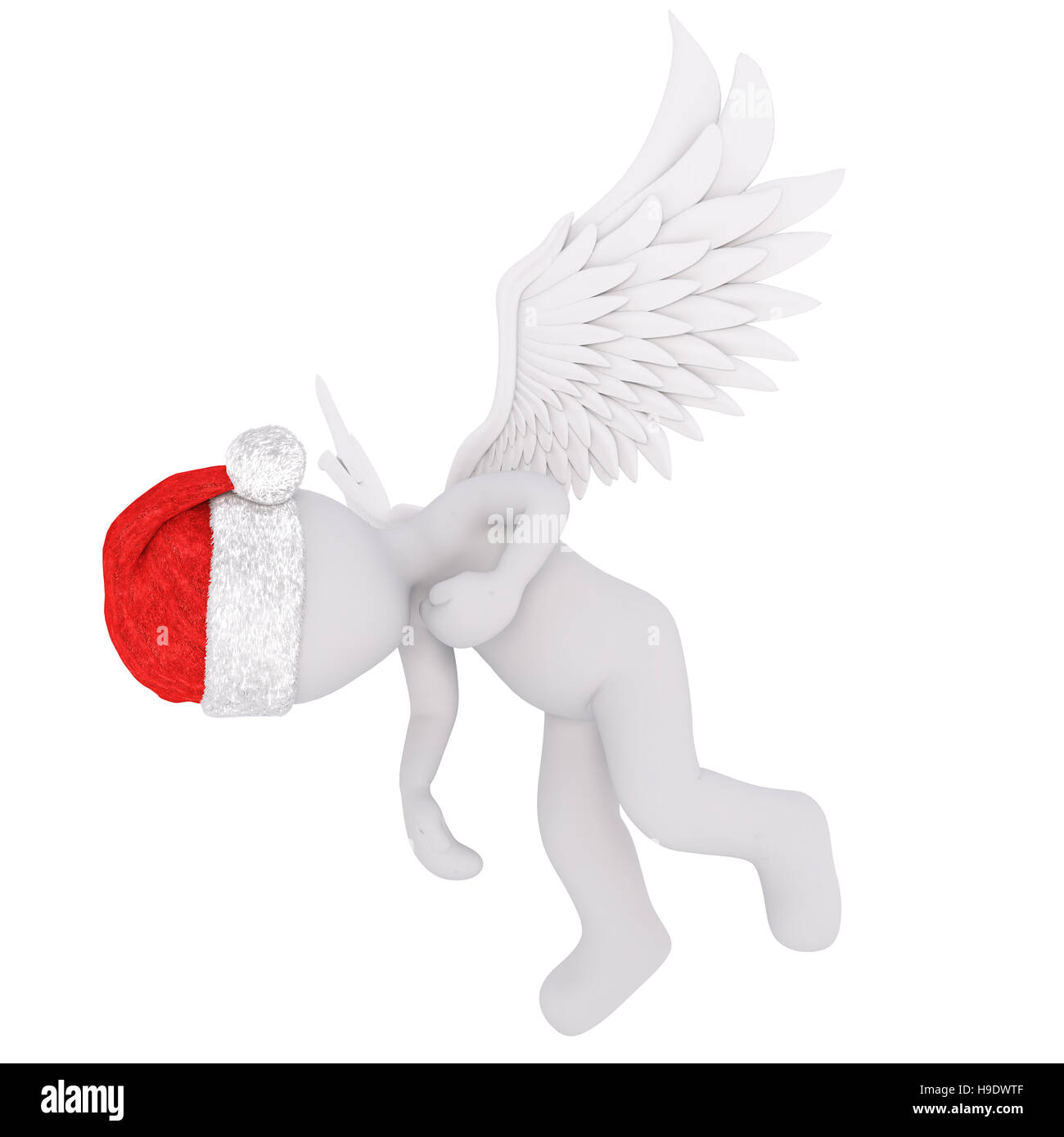 Winged figure in Cut Out Stock Images & Pictures - Alamy