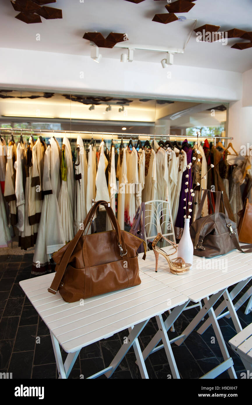 A shop in the backstreets of Hauz Khas, an upmarket south-Delhi ...