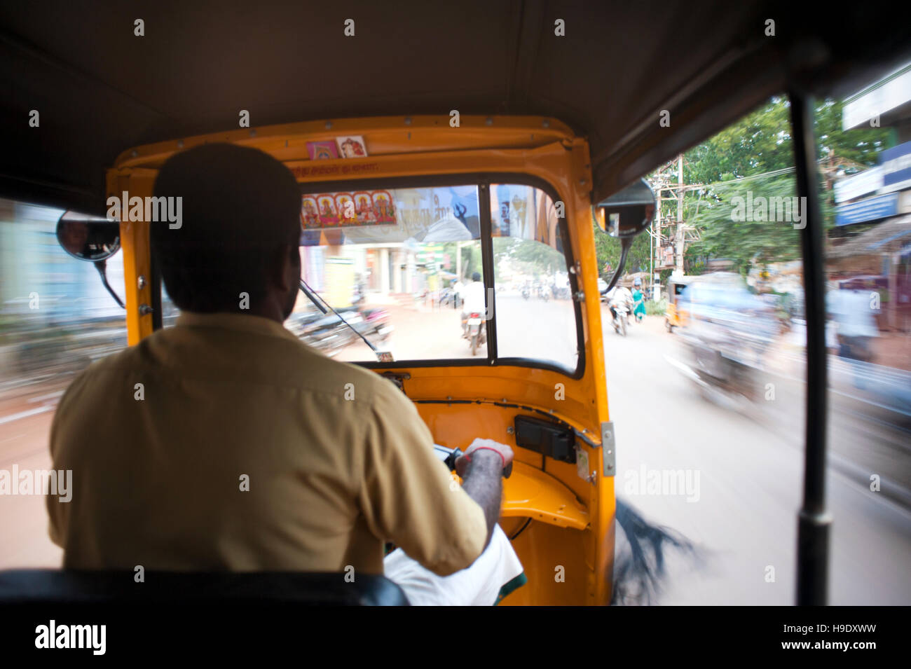 Inside auto rickshaw india hi-res stock photography and images - Alamy