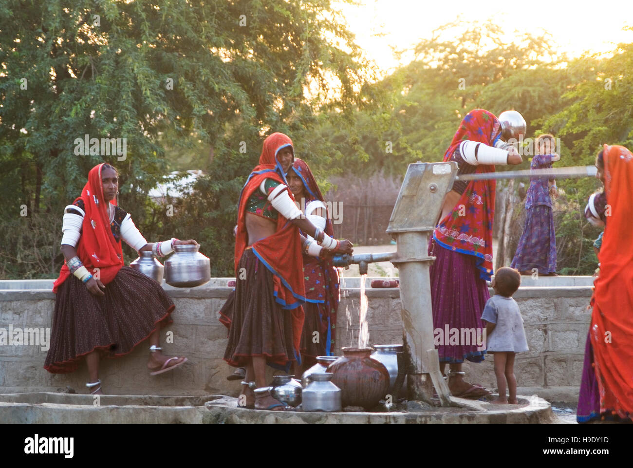 Traditional indian water well rajasthan High Resolution Stock ...
