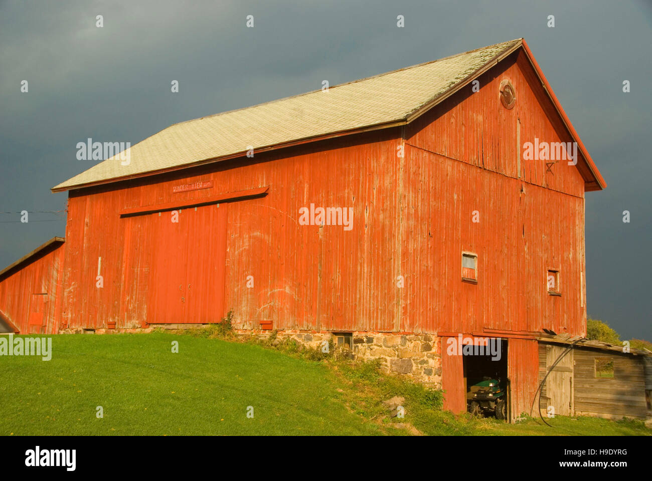 Barn, Ontario County, New York Stock Photo - Alamy
