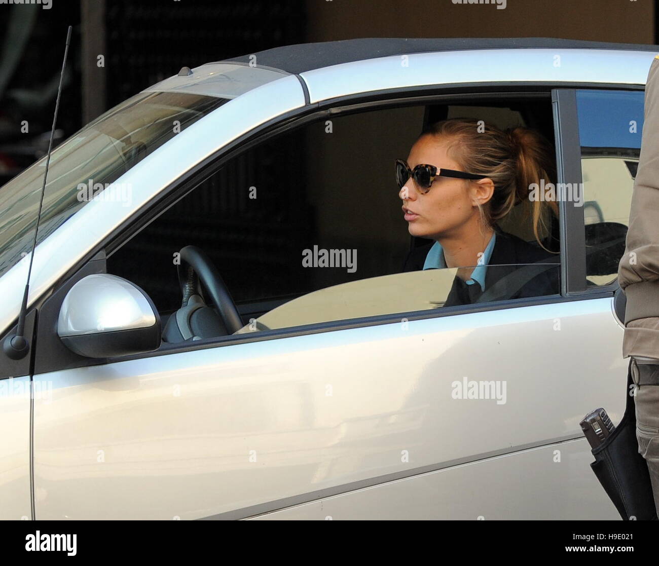 Beatrice Borromeo seen driving in her Smart car in Milan Featuring ...