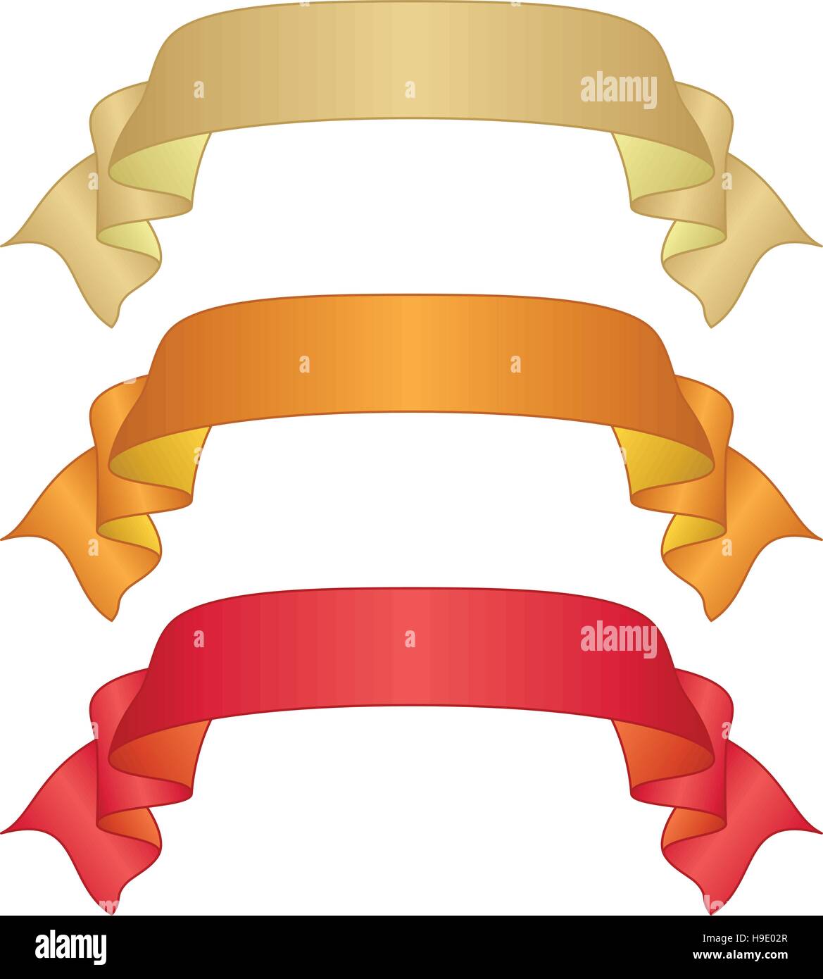 Banners ribbons, set Stock Vector Image & Art - Alamy