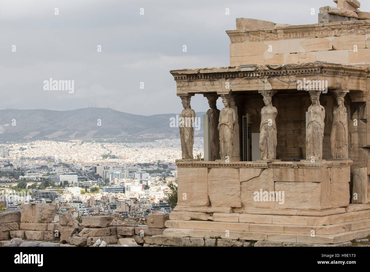 Caryatides of the erechteion hi-res stock photography and images - Alamy