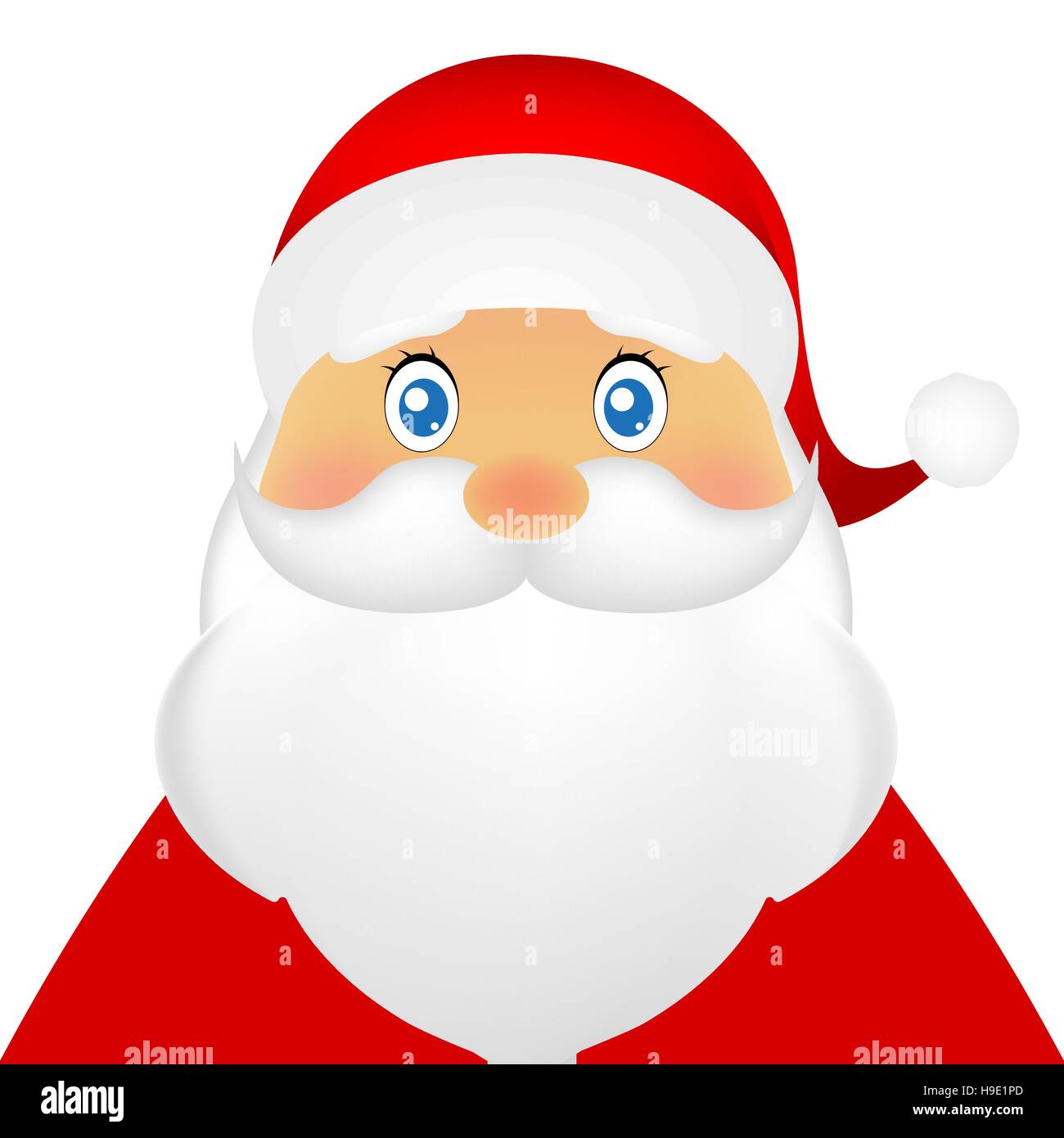 Santa Claus on a white background Stock Vector Image & Art - Alamy