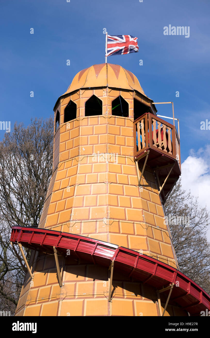 Fun Fair Tower Slide Stock Photo - Alamy