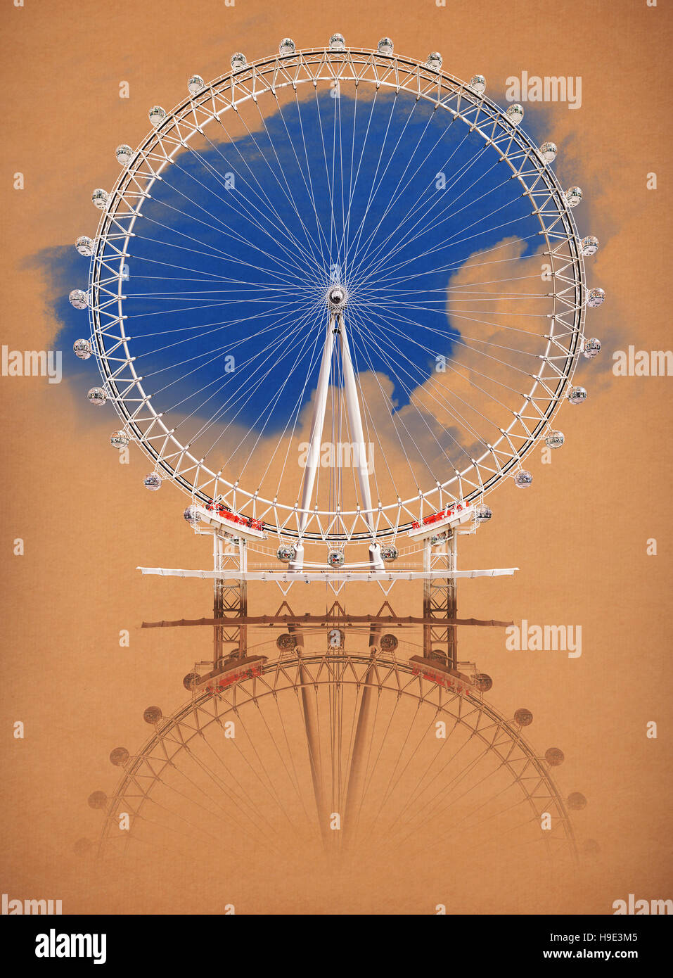 London Eye Spoke High Resolution Stock Photography and Images - Alamy