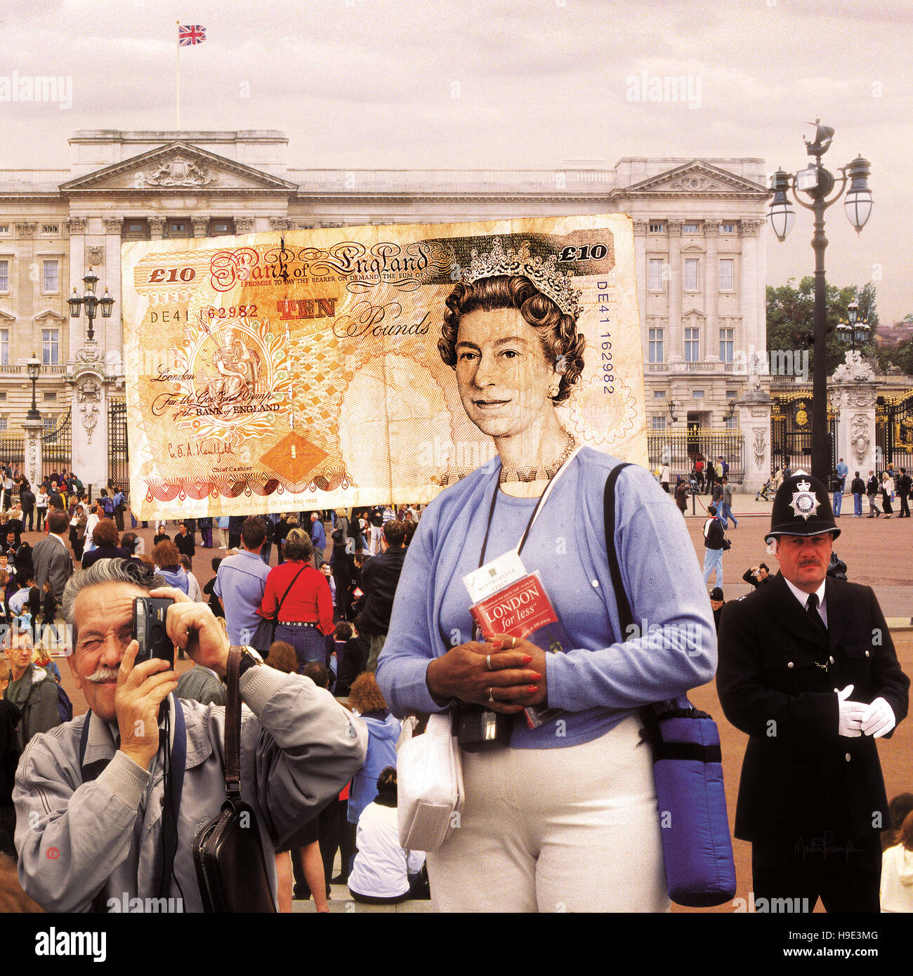 queen Elizabeth ten pound note Stock Photo - Alamy