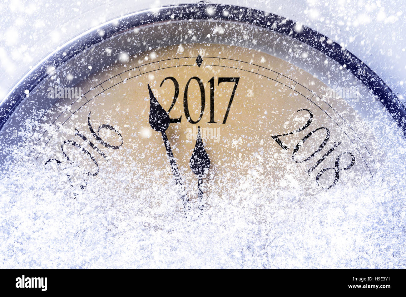 Countdown to midnight Stock Photo - Alamy