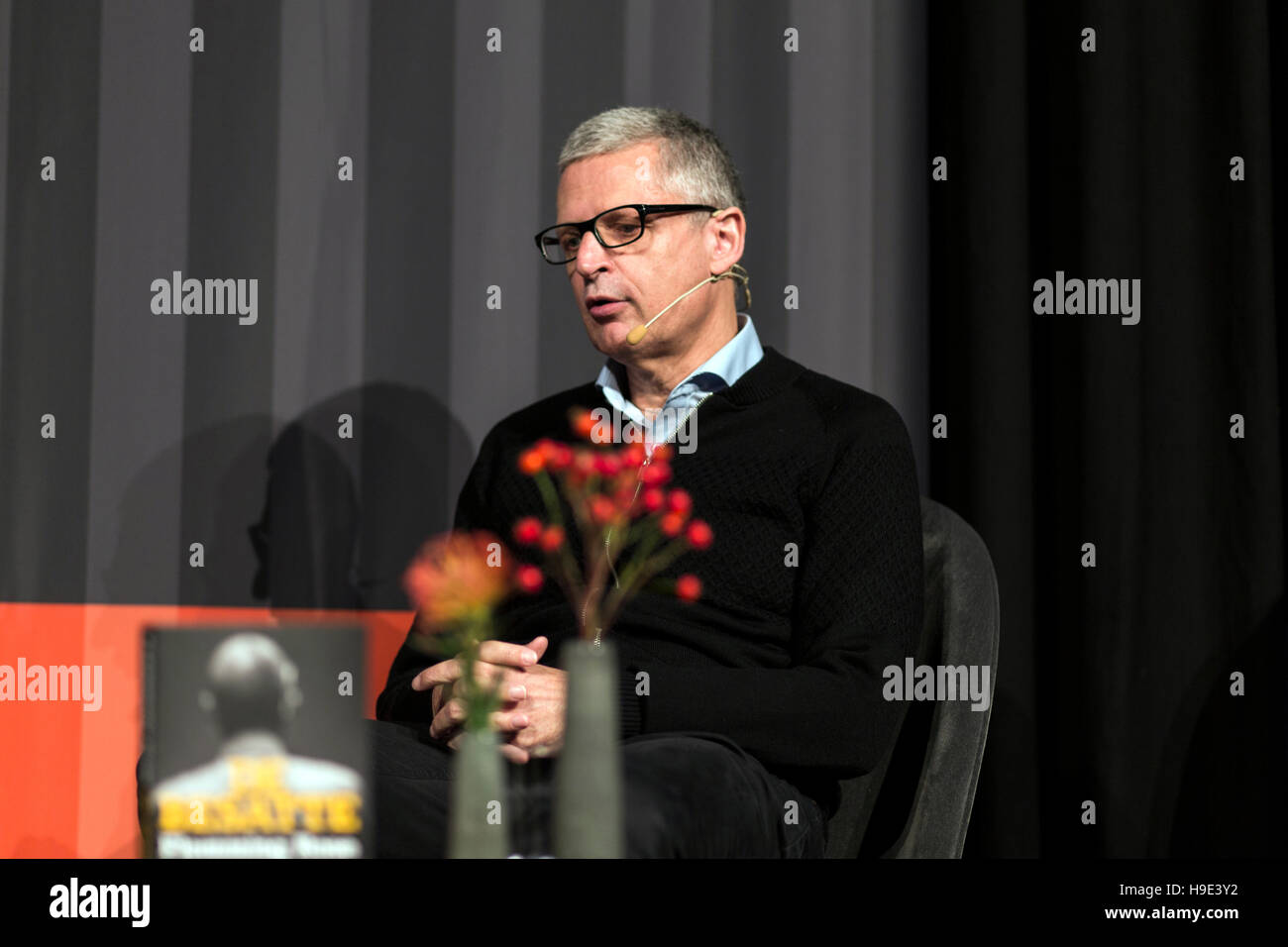 The Danish writer and journalist Flemming Rose seen during an interview ...