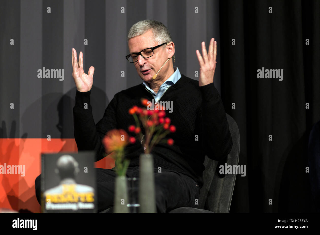 The Danish writer and journalist Flemming Rose seen during an interview ...