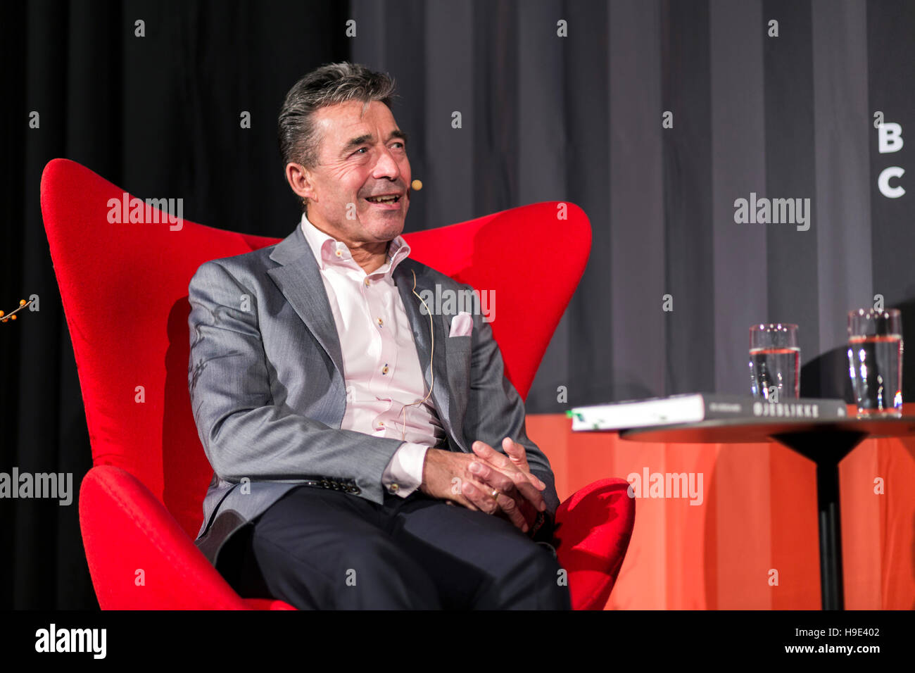 Politician and writer Anders Fogh Rasmussen seen during an interview at ...