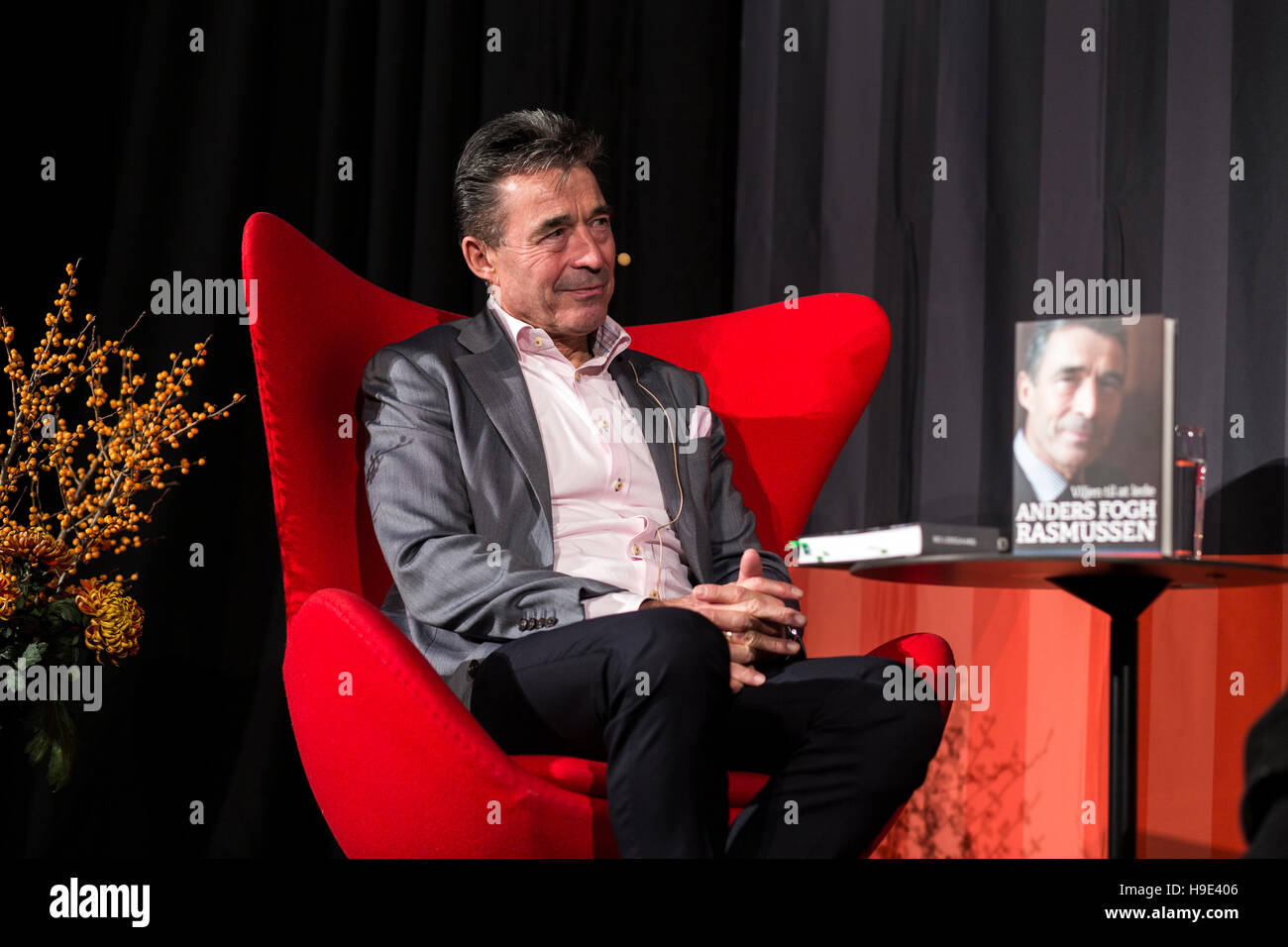 Politician and writer Anders Fogh Rasmussen seen during an interview at ...