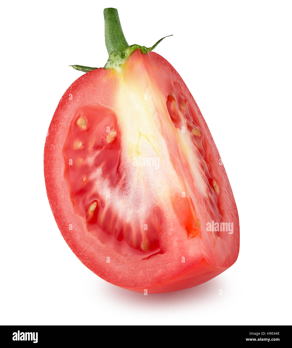 tomato slice isolated on the white background Stock Photo - Alamy