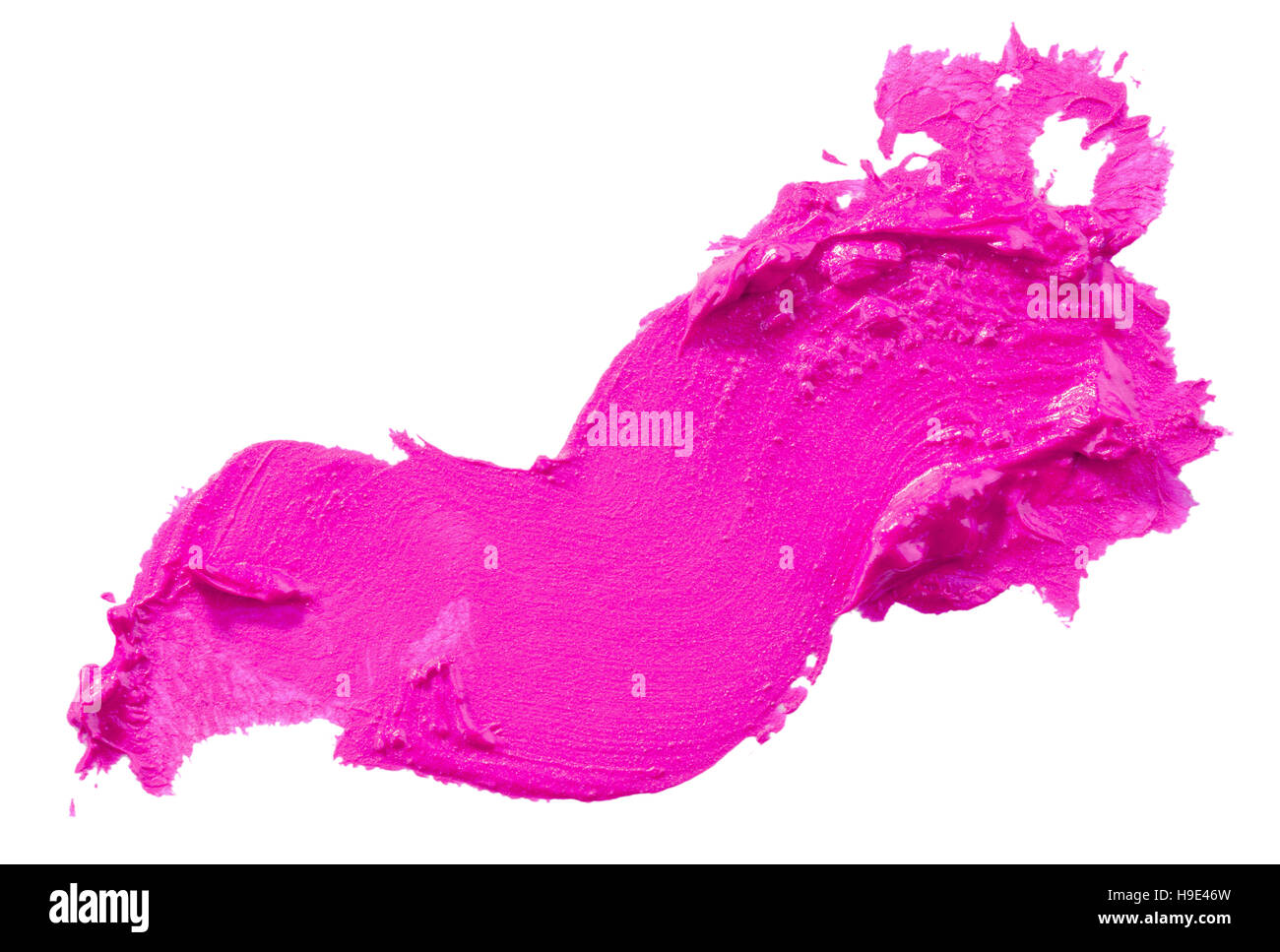 Pink paint brush stroke hi-res stock photography and images - Alamy