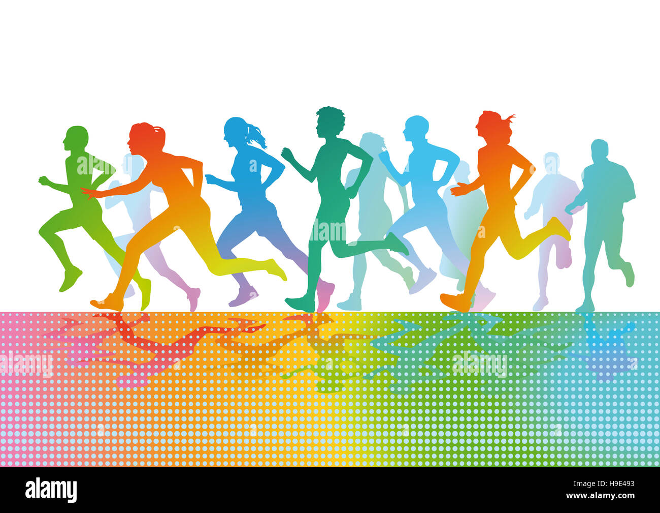 running, jogging, run Sporty Stock Photo - Alamy