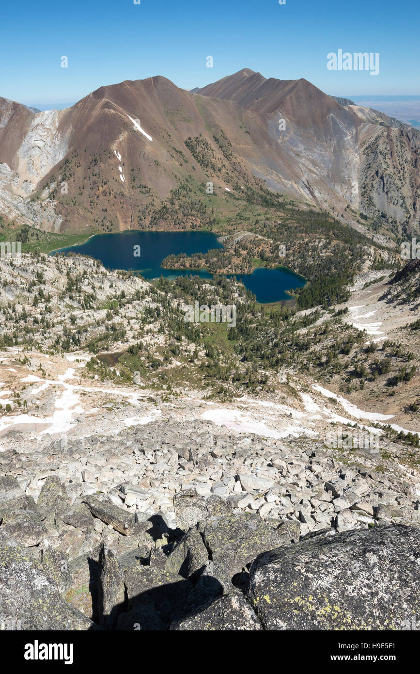 Ice Lake Basin and Hurwal Divide in Oregon's Wallowa Mountains Stock ...